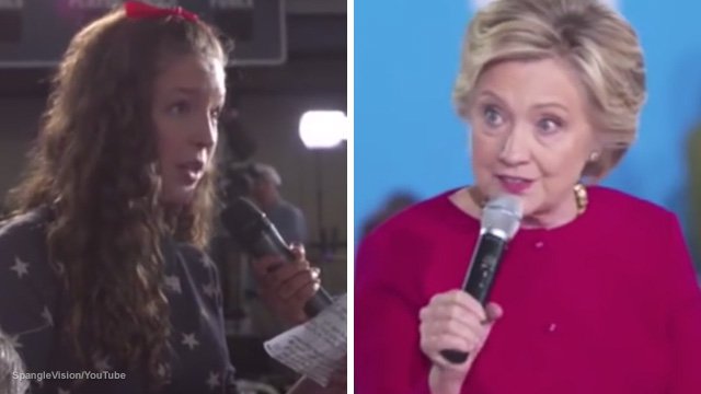 World News:Hillary Caught Using Child Actor At Pennsylvania Town Hall ...