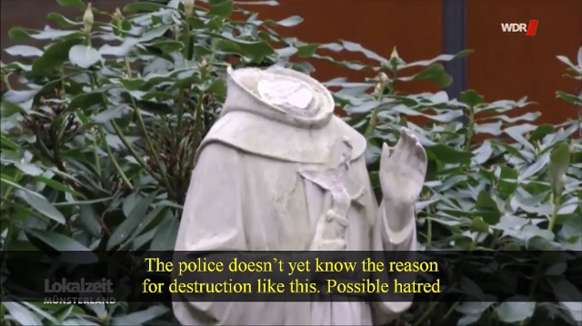 World News:Germany: 50 Christian Statues Smashed, Decapitated in ...