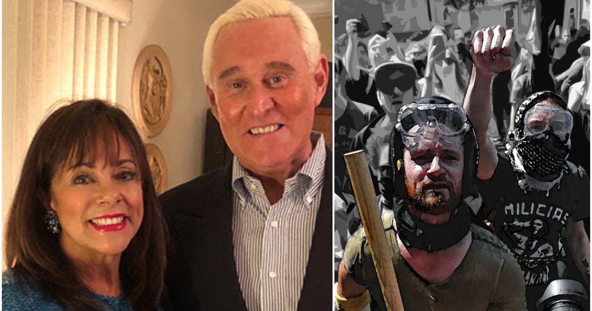 World News:Leftist Thug Targets Roger Stone’s Handicapped Wife for ...