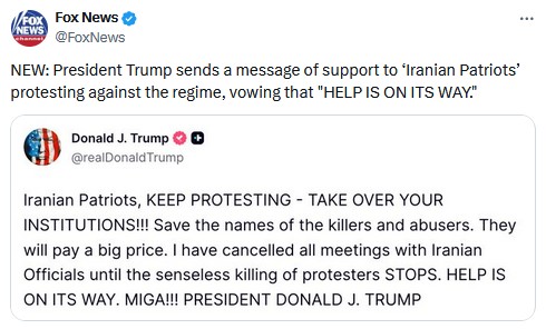 World News:President Trump: “Help is on its way!” - Conservative News ...